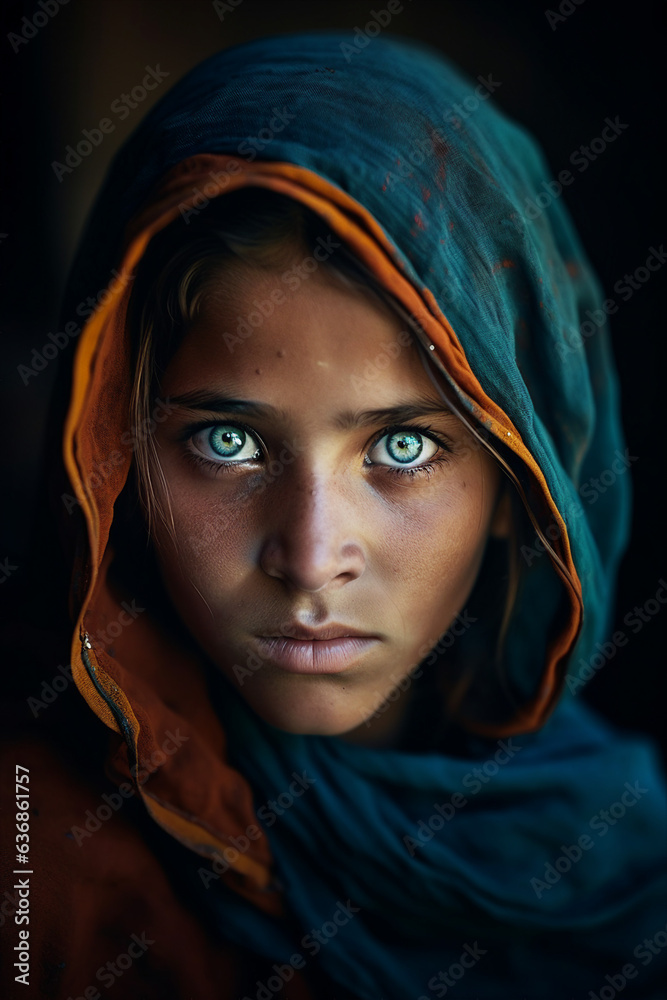 Mesmerize, This is a stunning portrait of a young girl wearing a vail ...
