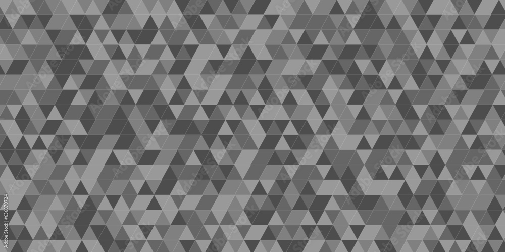 Seamless black dark backdrop grayscale triangle background. Many ...