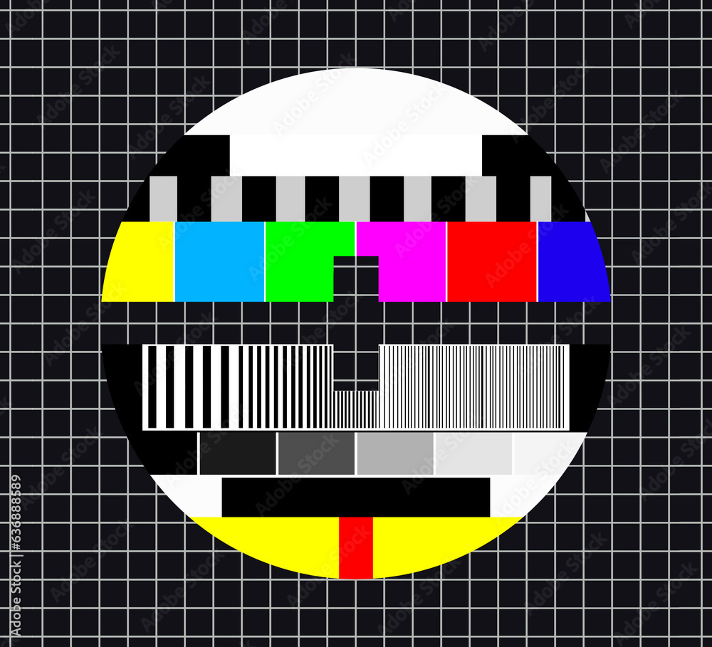 No signal test tv, TV no signal, Television Test Of Stripes, Signal TV ...