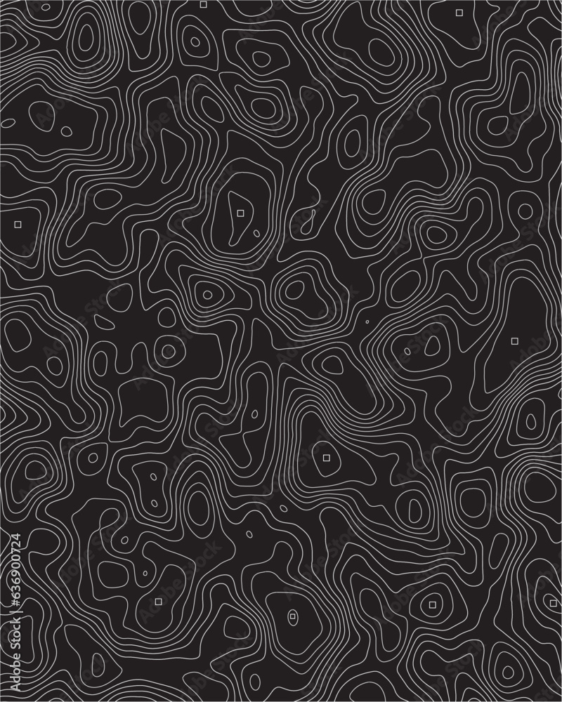 Topographic Map Vector Patterns. Topographic Maps can be used as ...