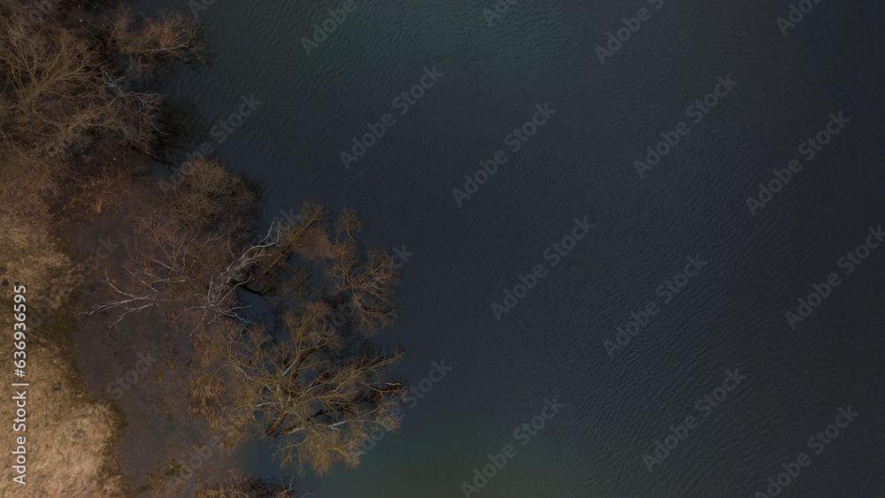 aerial drone photography of quagmire swamp nature atmospheric mist ...
