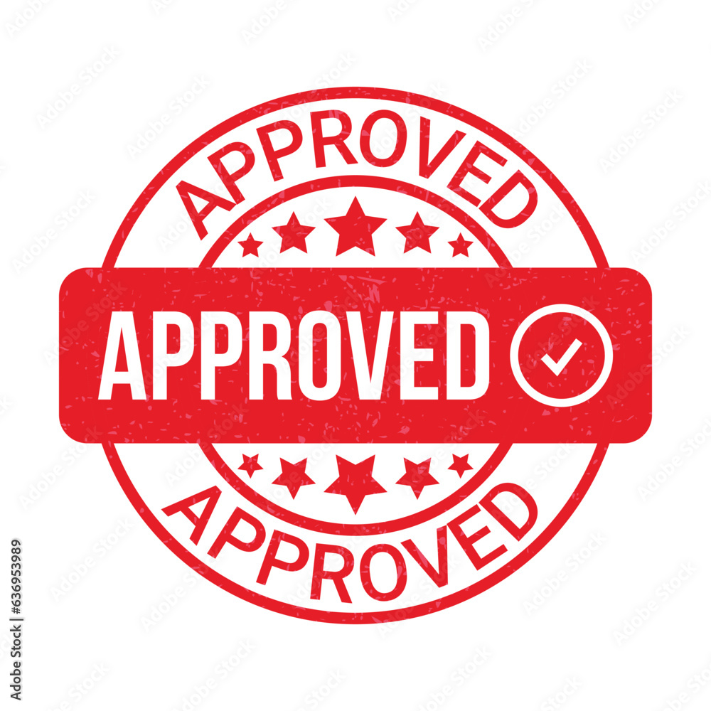 Approved Rubber Stamp, Approved Icon, Seal Of Approval, Tested And ...