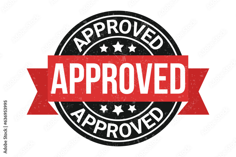 Approved Rubber Stamp, Approved Icon, Seal Of Approval, Tested And ...