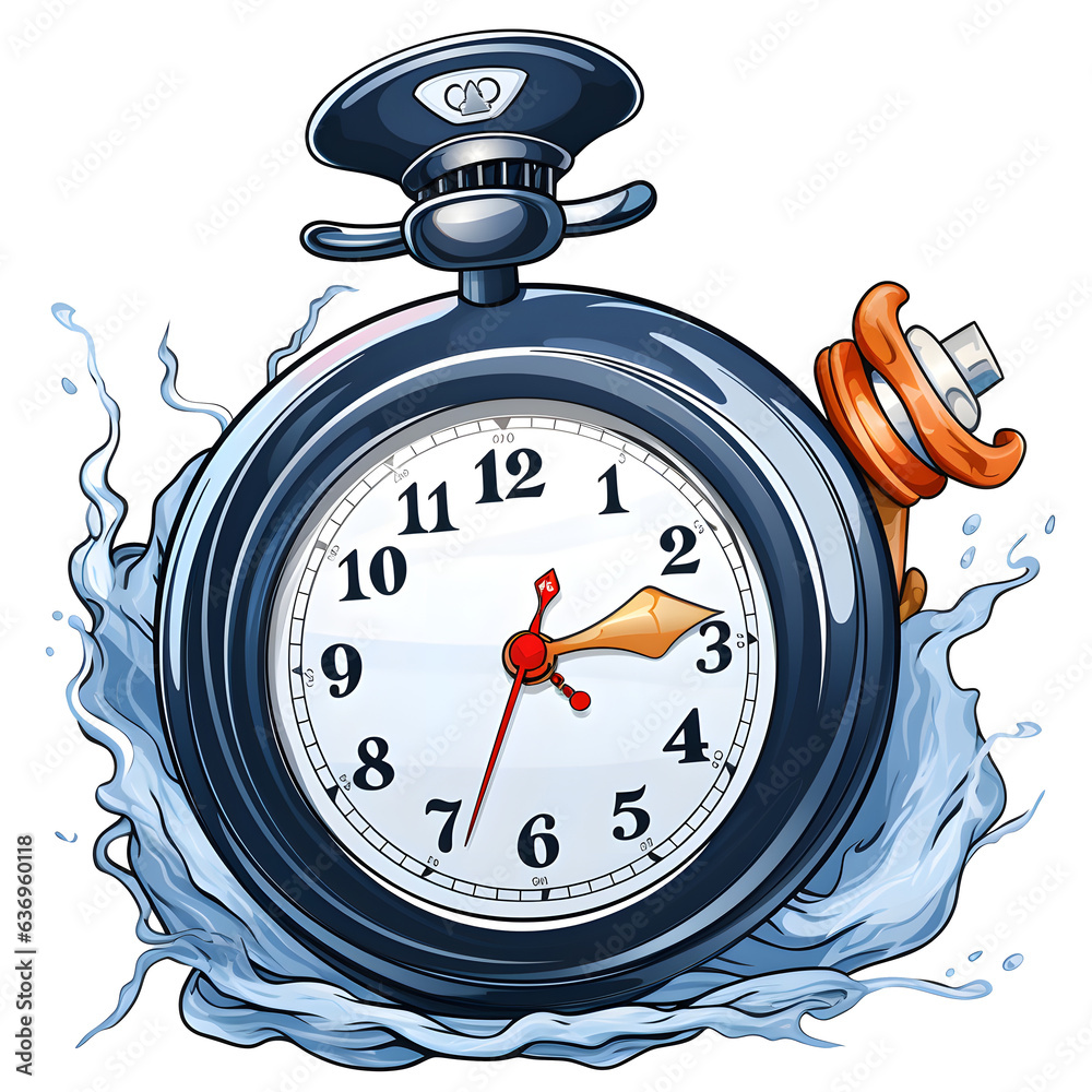 cartoon stopwatch clipart, transparent background, transparent ...