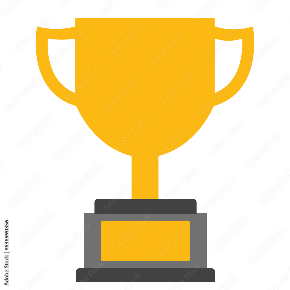 First prize gold trophy icon, prize gold trophy, winner, first prize ...