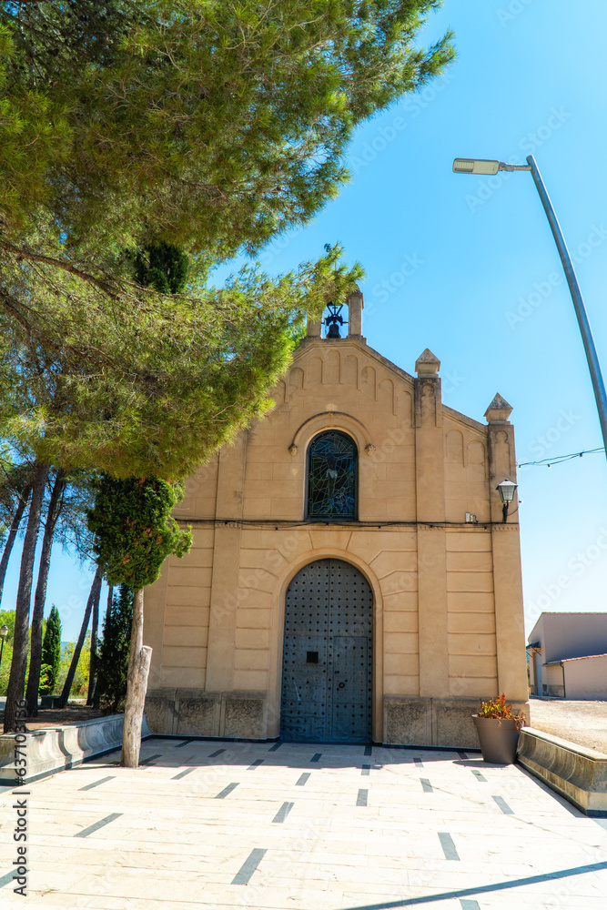 Capilla del Cristo de la buena muerte en Bellús, Valencia (Spain) Stock ...