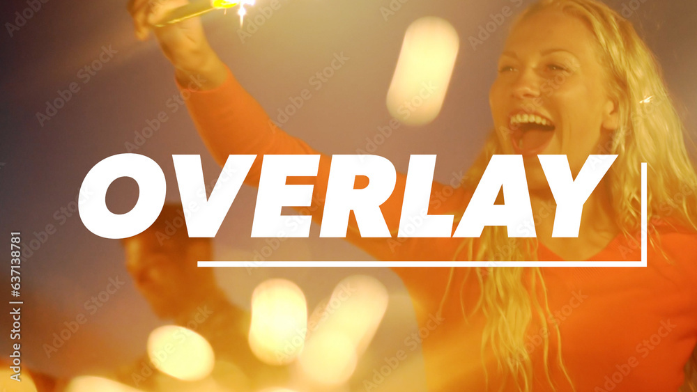 Simple Fast Overlay Sequence With Logo And Subtext Stock Template ...