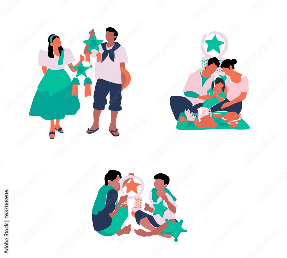 Filipino Christmas traditional Pasko celebration in the Philippines ...