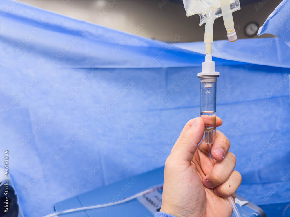 Hospital drugs - syringes, IV drips, anesthetics, narcotics like ...