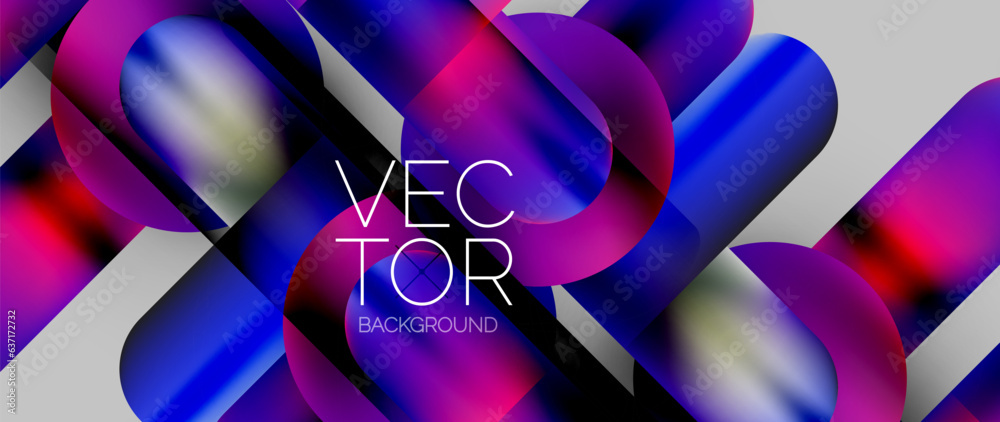 Geometric shapes fluid gradient abstract minimal background for various purposes, including ...