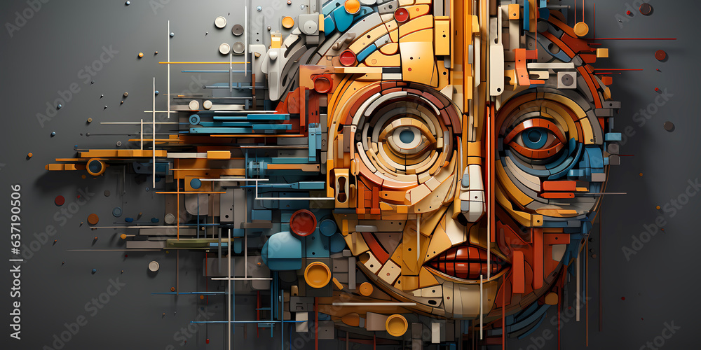 Vibrant Feelings - Diverse Human Face Expressing a Range of Emotions ...