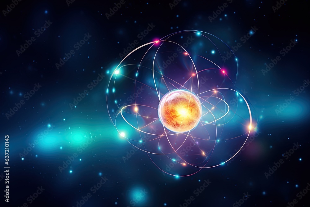 The atomic nucleus is the small, dense region consisting of protons and ...