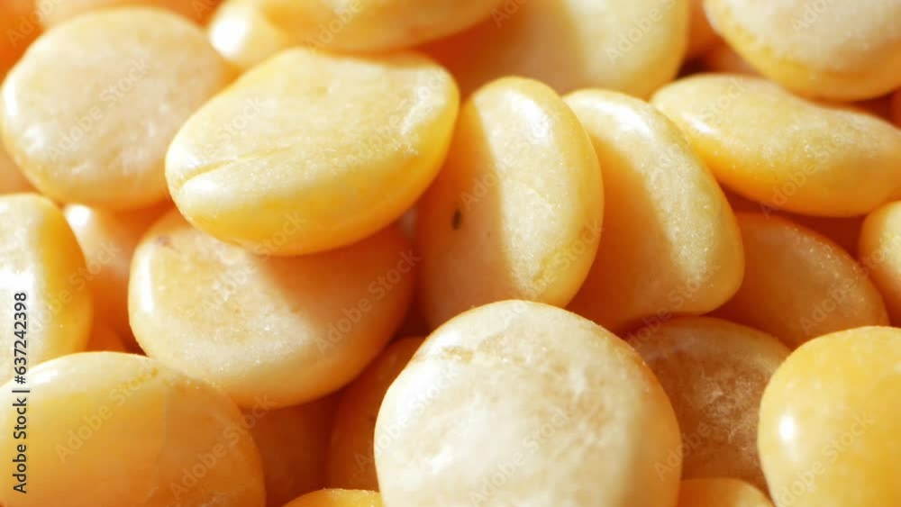 Split Pigeon Peas (Toor Dal): Nutrient-rich legume, split and hulled ...