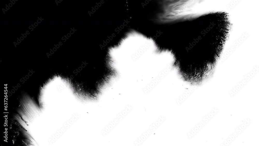 ink transition on white screen, drop texture, ink transition splatter ...
