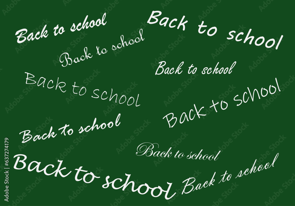 La vuelta al cole en inglés con diferentes fuentes. Títulos en inglés ...