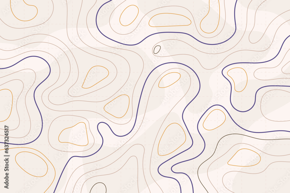 Topographic map background concept. Abstract background with landscape ...