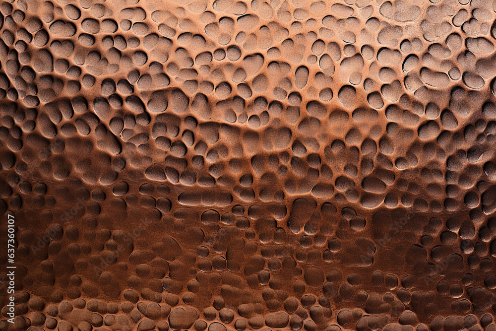 Hammered Copper Texture with Raised Indentations, background textured ...