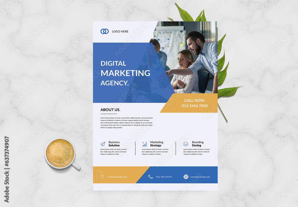 Marketing Template Layout Stock Template | Adobe Stock
