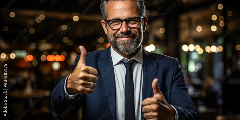 Knowledgeable Professional Thumbs Up: A Picture of Motivation: A photo ...