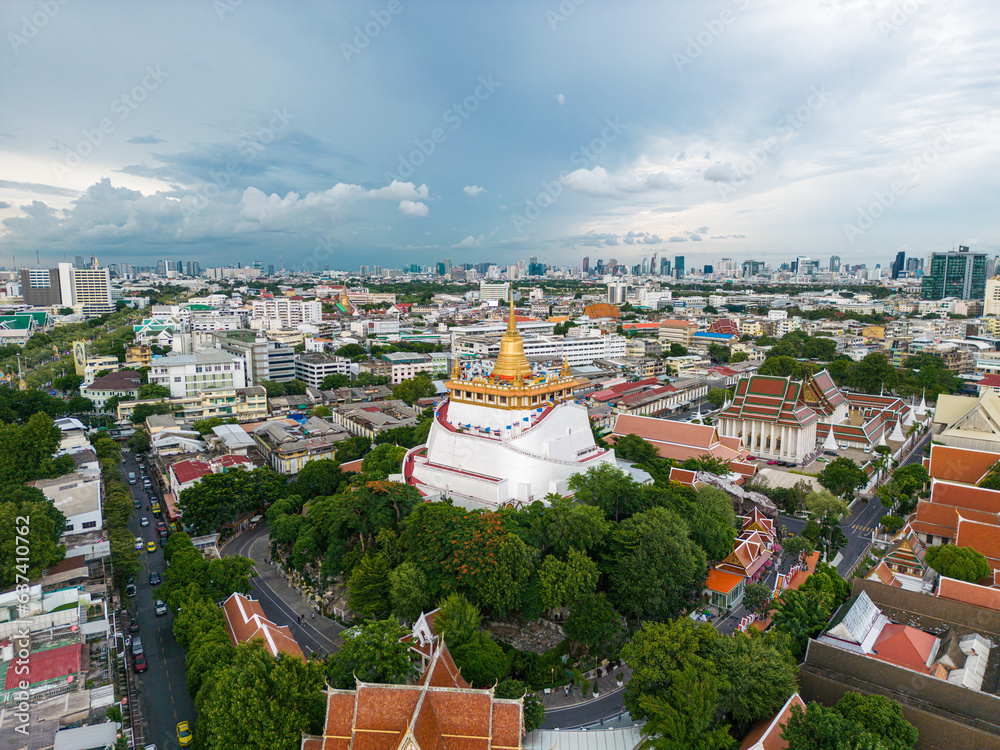 Aerial view temple of the Golden Mount The sacred temple of Golden ...