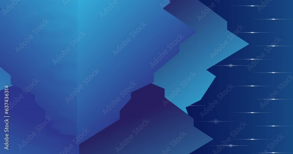 Colorful Landscape animation of water and star in stunning vertical ...