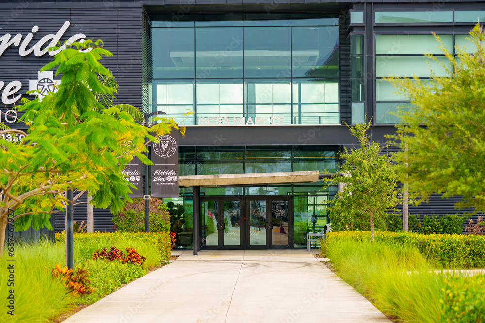 Florida Blue training center DRV PNK Stadium Inter Miami CF Soccer Team ...