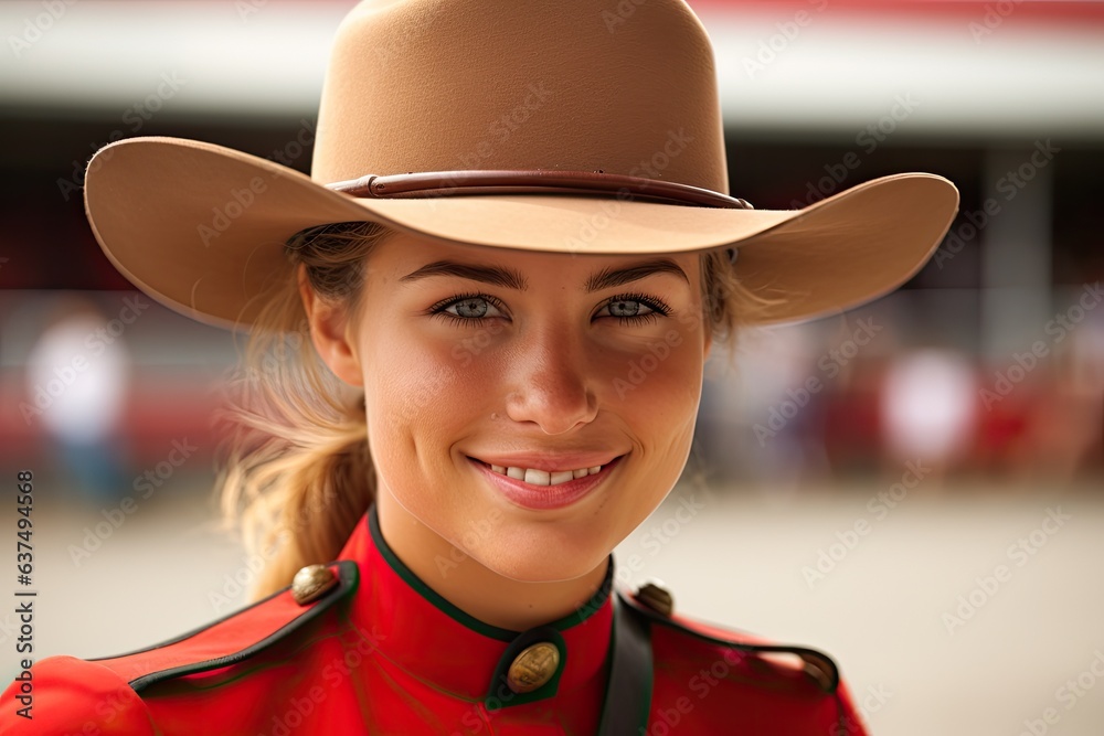 female canadian mountie - Royal Canadian Mounted Police (Generative AI ...