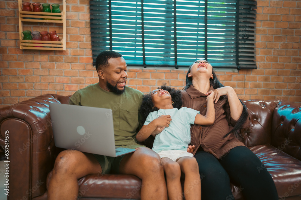 Big family with many generation of people are meeting at home ...