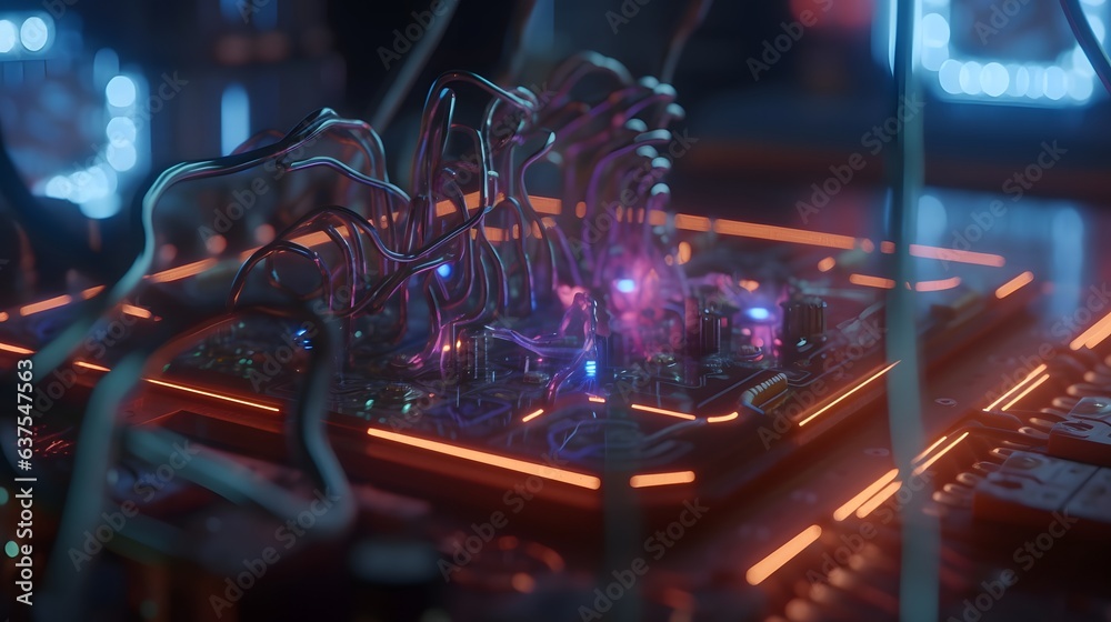 Neuro computer with cell, artificial intelligence neural network ...