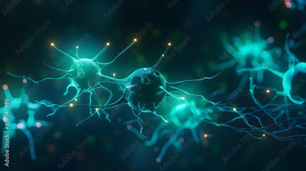 neuro cell synapse, neural brain illustration, axon biology nervous ...