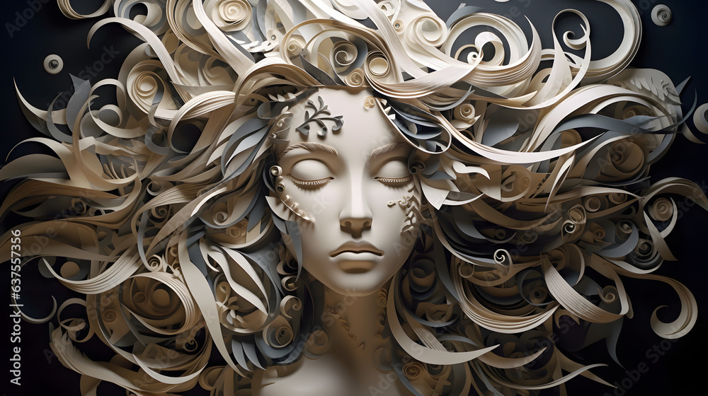 Greek Paper Art Stock Photo | Adobe Stock