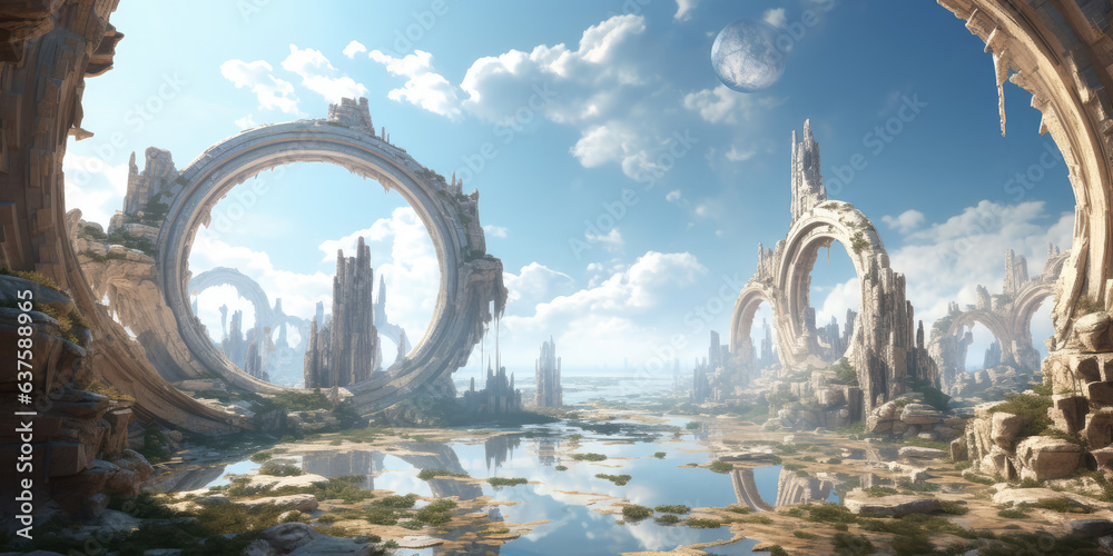 Ancient ruins, lost civilizations and technology, fantasy worlds ...