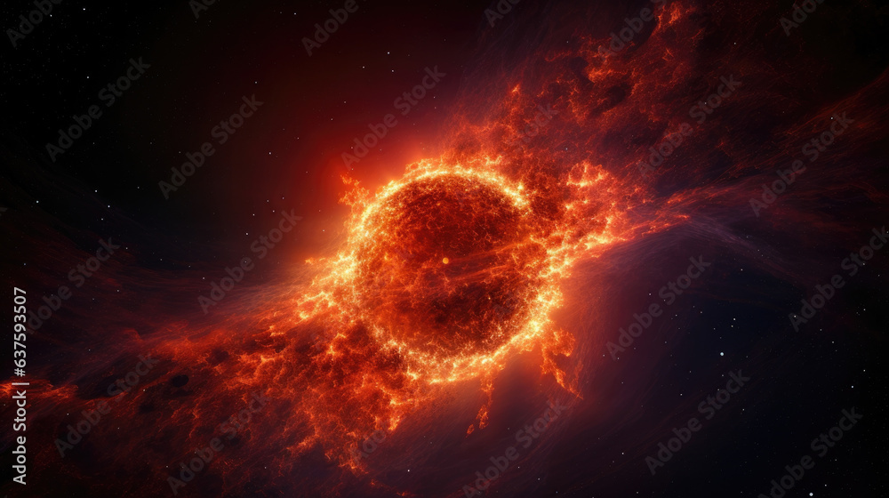 Through a telescope a murky patch of stars emerges from the depths of ...