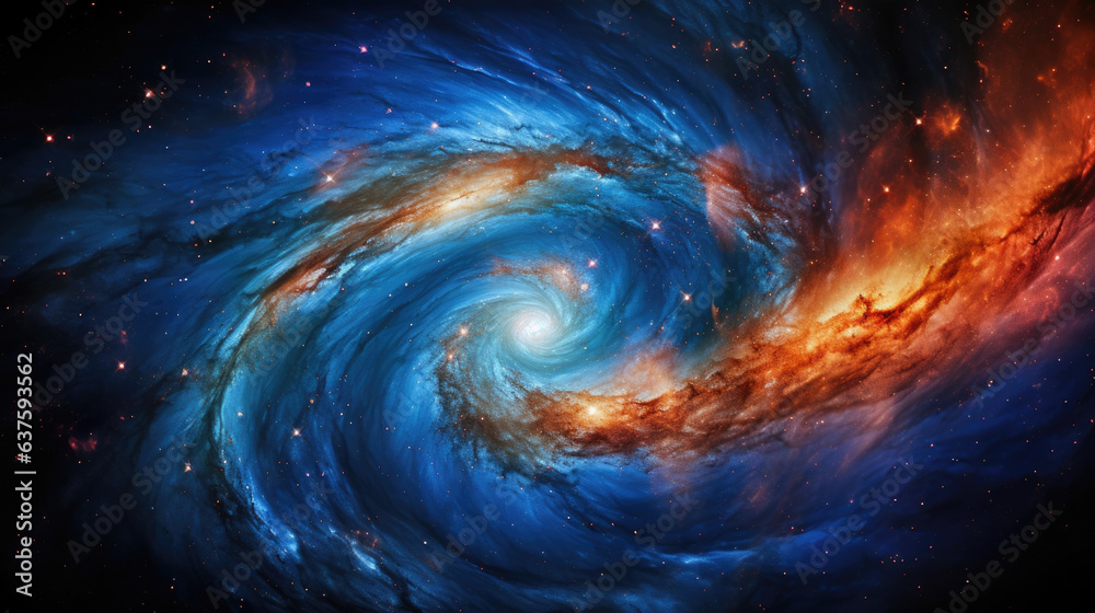 Space and time seemingly collide in this galaxies being twisted and ...