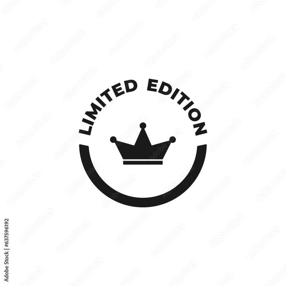 Limited edition icon or Limited edition label vector isolated. The best ...