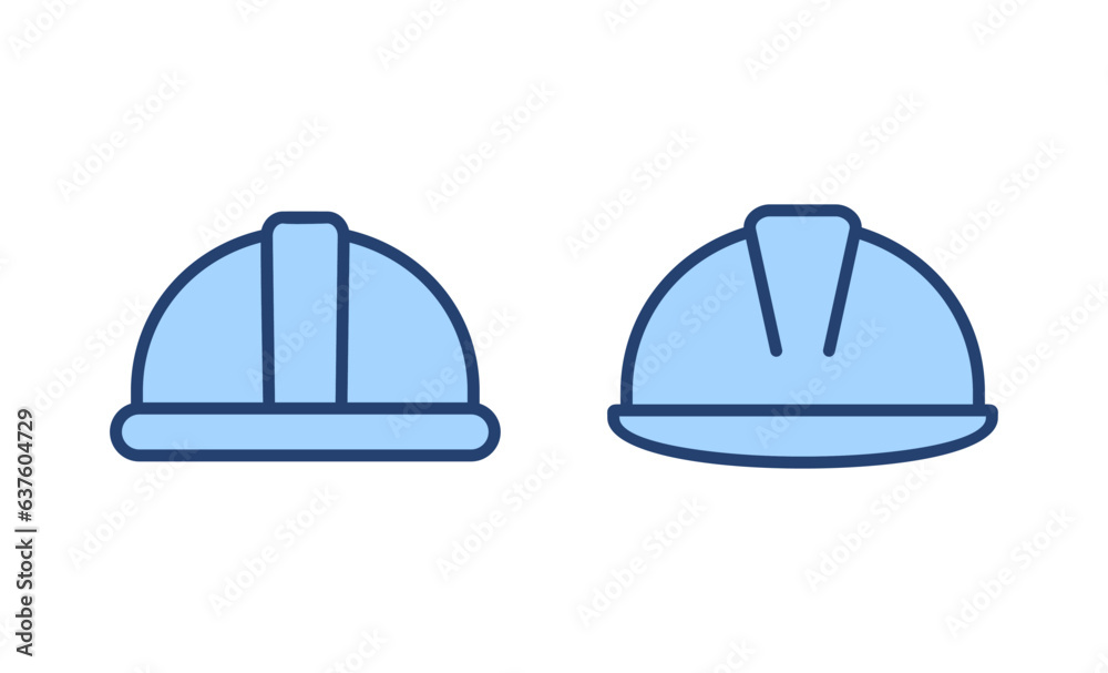 Helmet icon vector. Motorcycle helmet sign and symbol. Construction ...