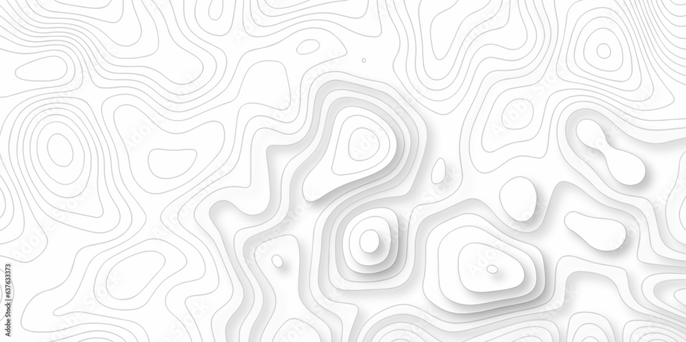 Seamless pattern with lines Topographic map. Geographic mountain relief ...