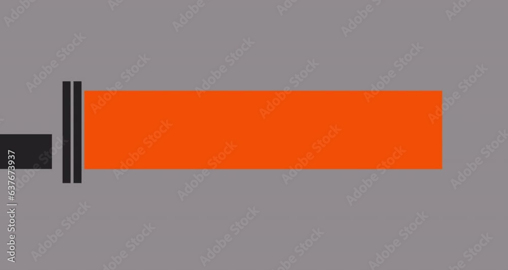 Simple moving left-to-right animation lower third in stunning 4K Alpha ...