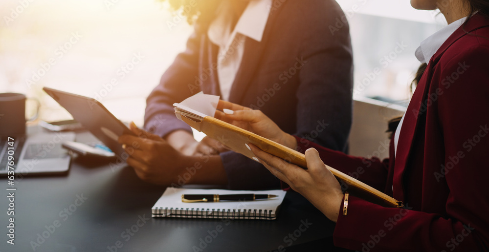 Asian professional successful female businesswoman secretary employee ...