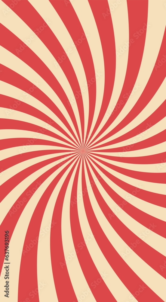 Circus retro sunlight rays background layout, vintage sunbeam burst. Chapiteau circus poster ...