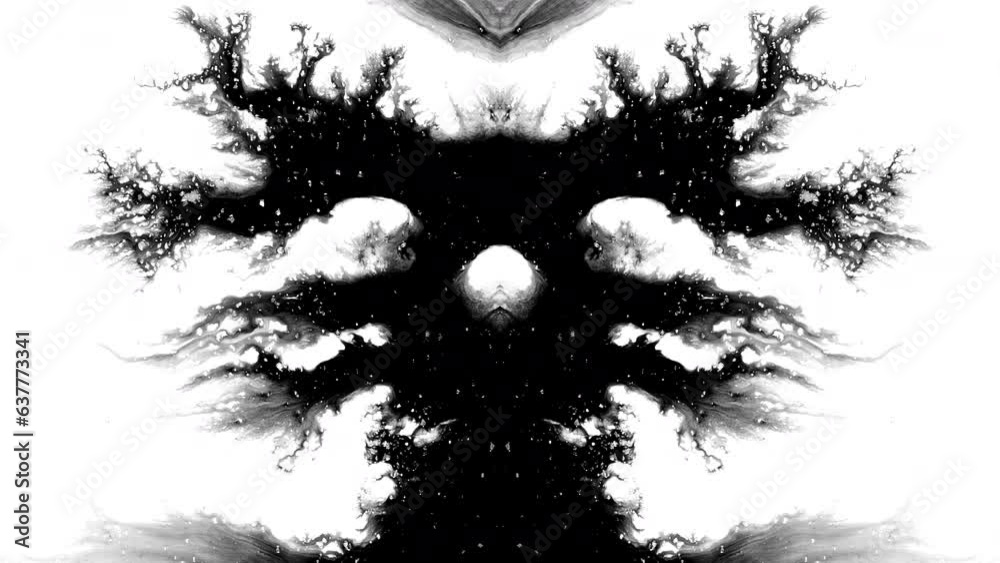 ink artistic flow splatter in skull form spots spills beautiful ...