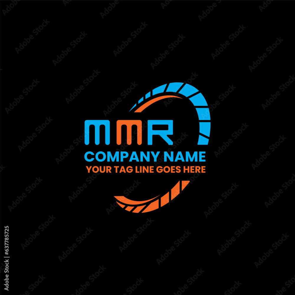 MMR letter logo creative design with vector graphic, MMR simple and ...