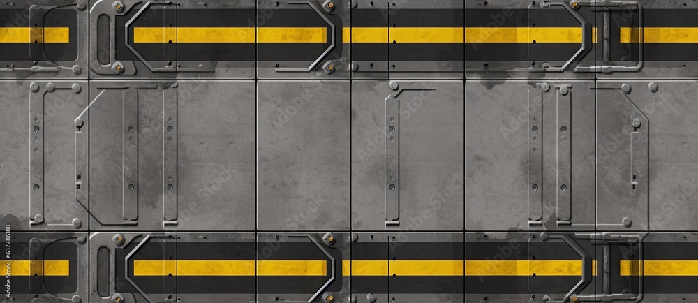 Seamless concrete or galvanized metal wall or floor panel background ...