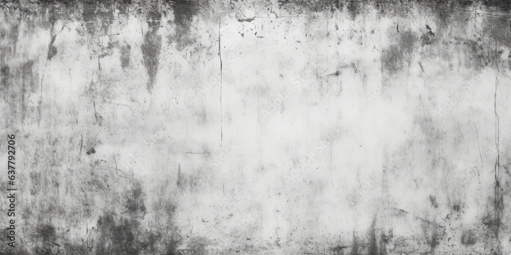 Seamless urban greyscale stained concrete or cement wall background ...