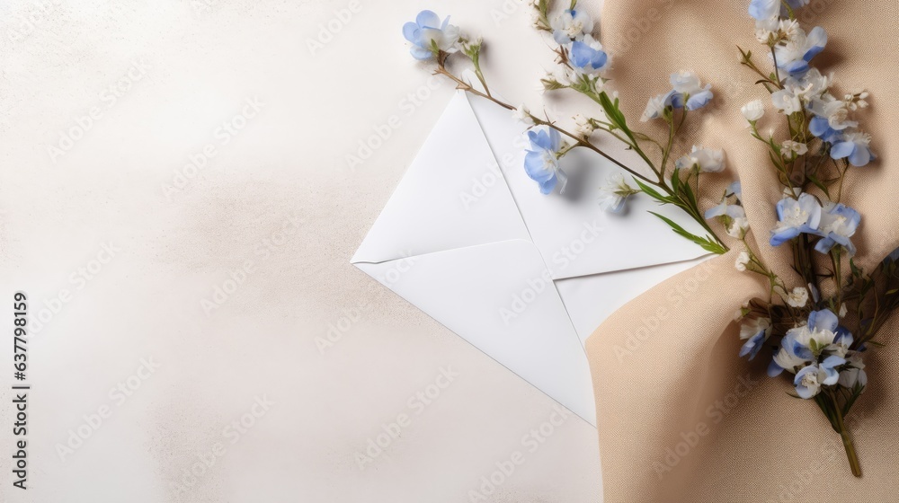 Minimalistic invitation template for weddings and birthdays featuring ...