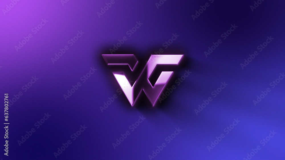 Glossy Gradient Shadow Logo Reveal Stock Template | Adobe Stock