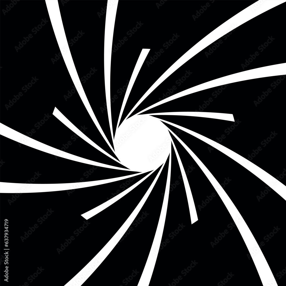 James rifled gun barrel grooves secret vector illustration. Stock ...