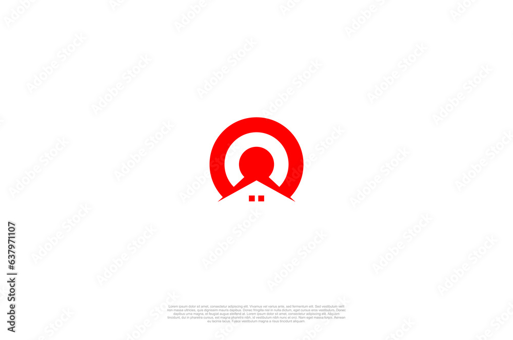 target house logo. Usable for Real Estate, Construction, Architecture ...