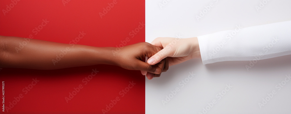 hands of people of different races in a friendly handshake, legal AI ...
