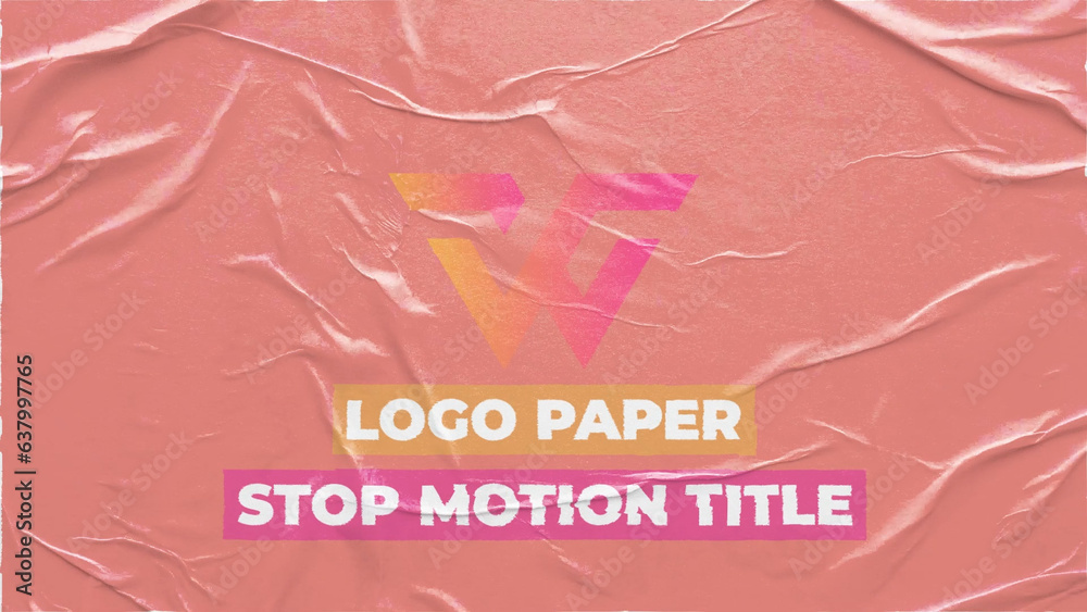 Paper Stop Motion Title Stock Template | Adobe Stock